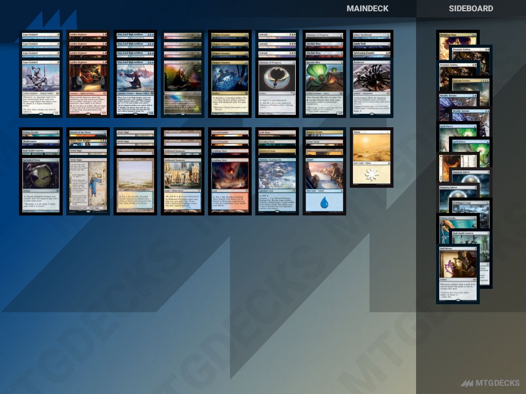 Modern Thopter Control deck by ContraEgo • MTG DECKS