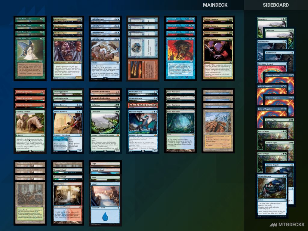 Legacy Cascade Crash deck by Hori Masami • MTG DECKS