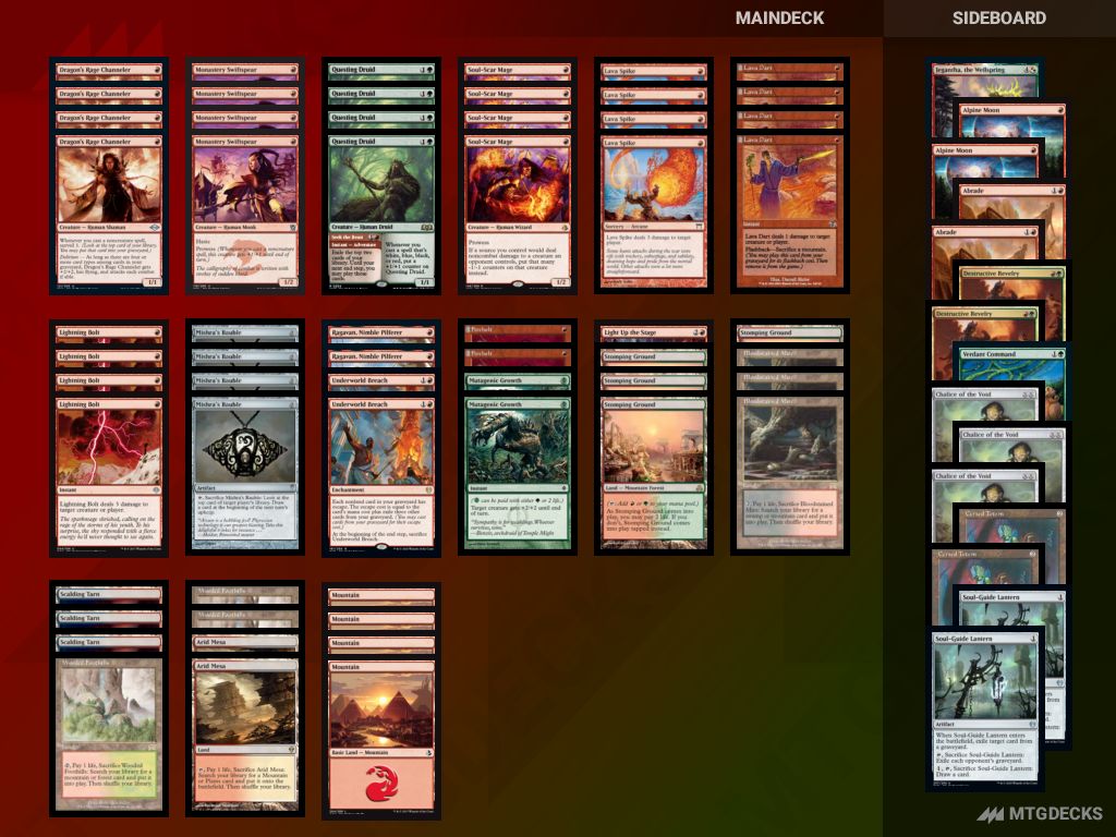Modern .2024 GR Prowess deck by magus_of_the_moon • MTG DECKS