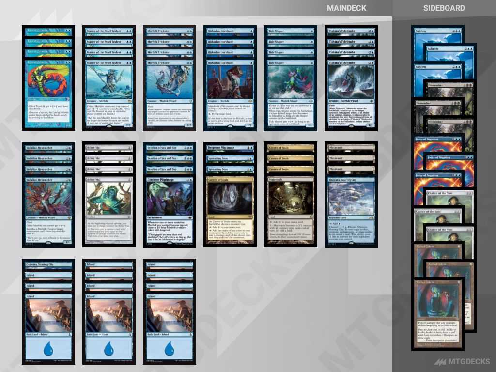 Modern Merfolk deck by PintuMtg • MTG DECKS