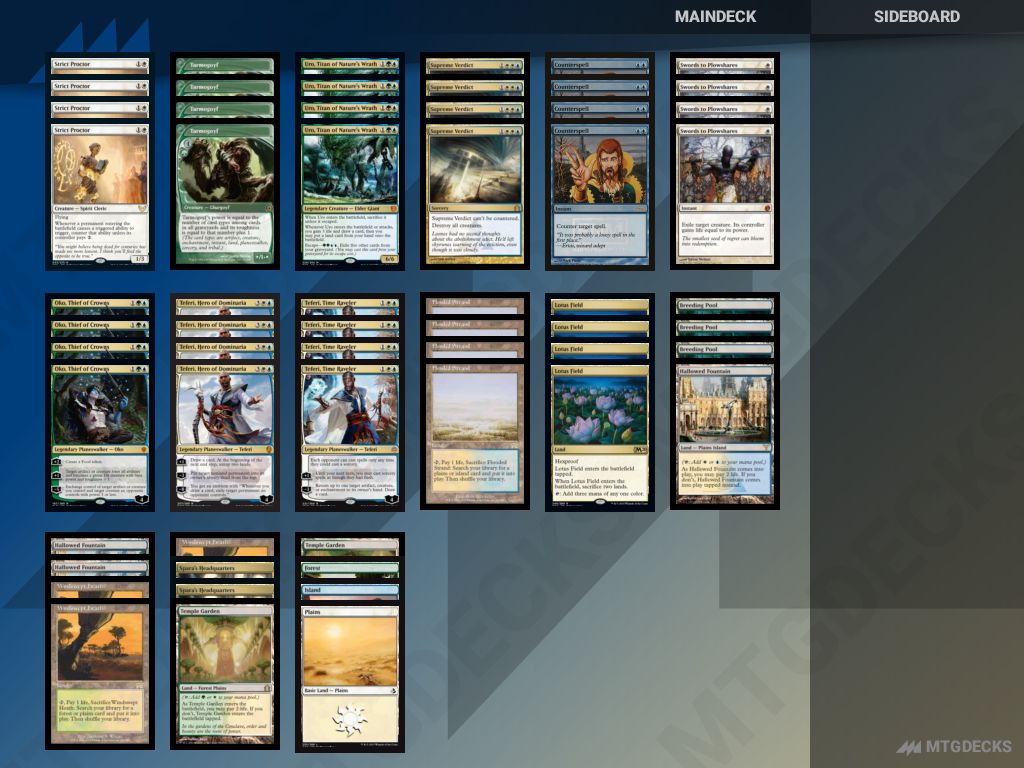 Timeless Bant deck by MTGA-Assistant-Meta • MTG DECKS