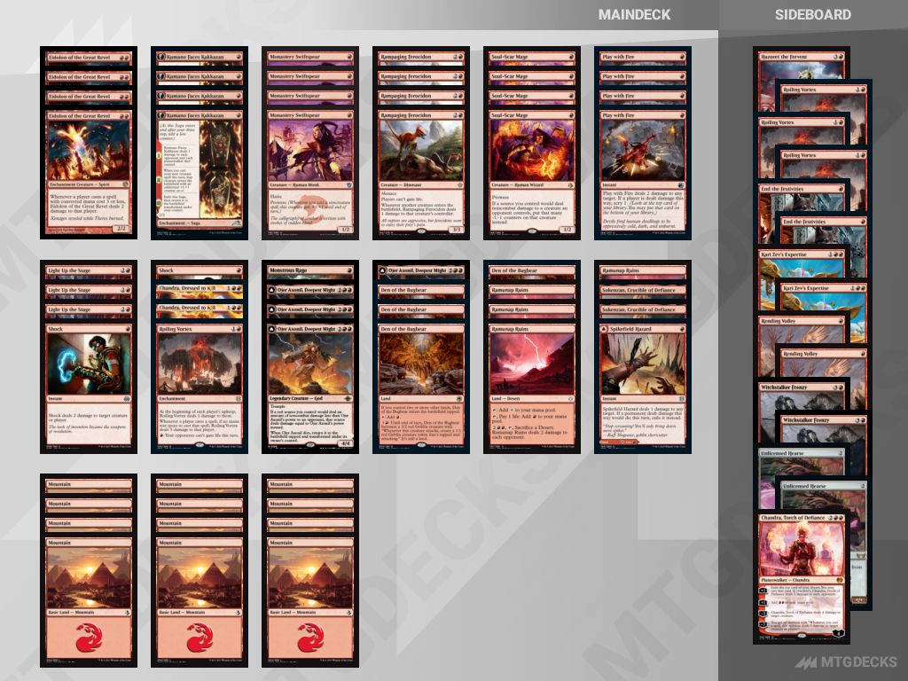 Arena Explorer LCIe Ojer Red deck by ZAP_Ruuuuu • MTG DECKS