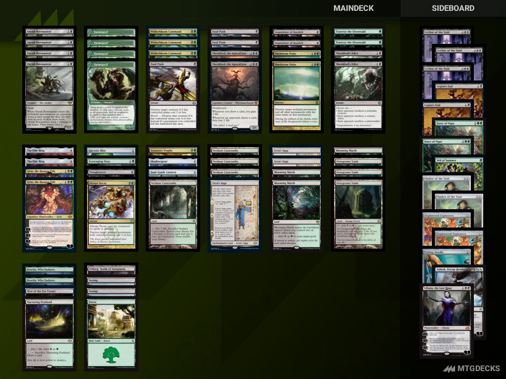 MTG Modern Golgari Saga top decks • MTG DECKS