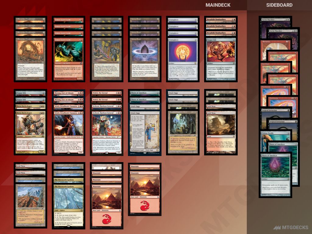 MTG Legacy Minotaurs top decks • MTG DECKS