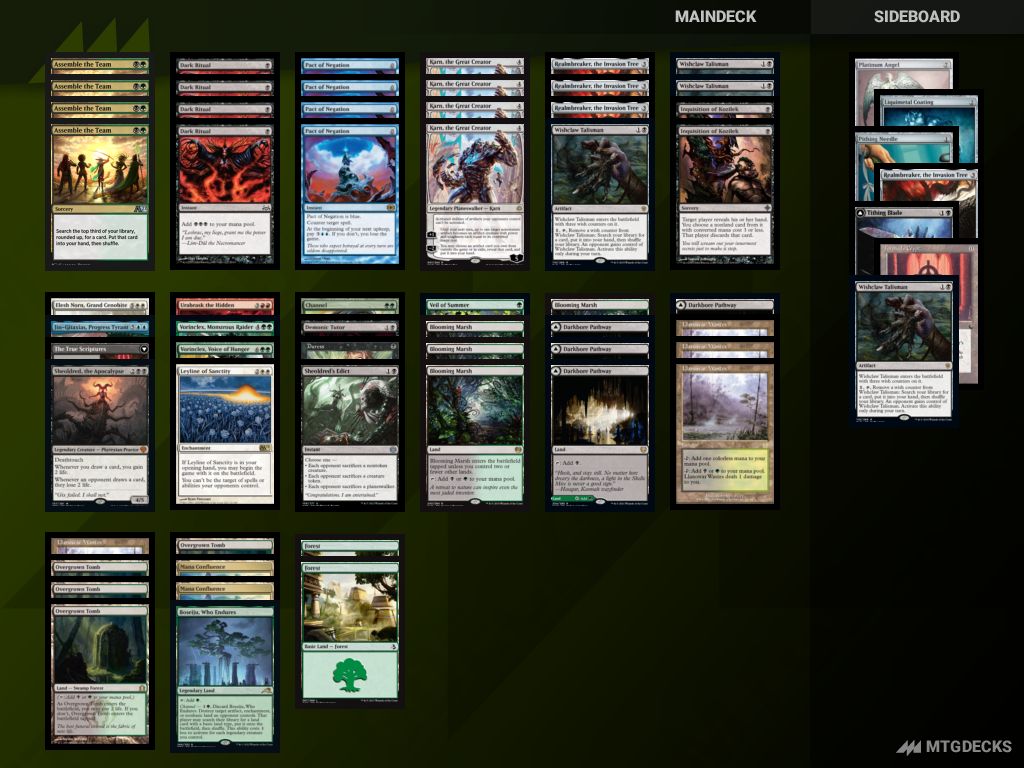 Timeless Five Color deck by MTGA-Assistant-Meta • MTG DECKS