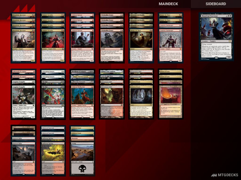 Arena Standard (LCI) Vampires deck by Alura • MTG DECKS