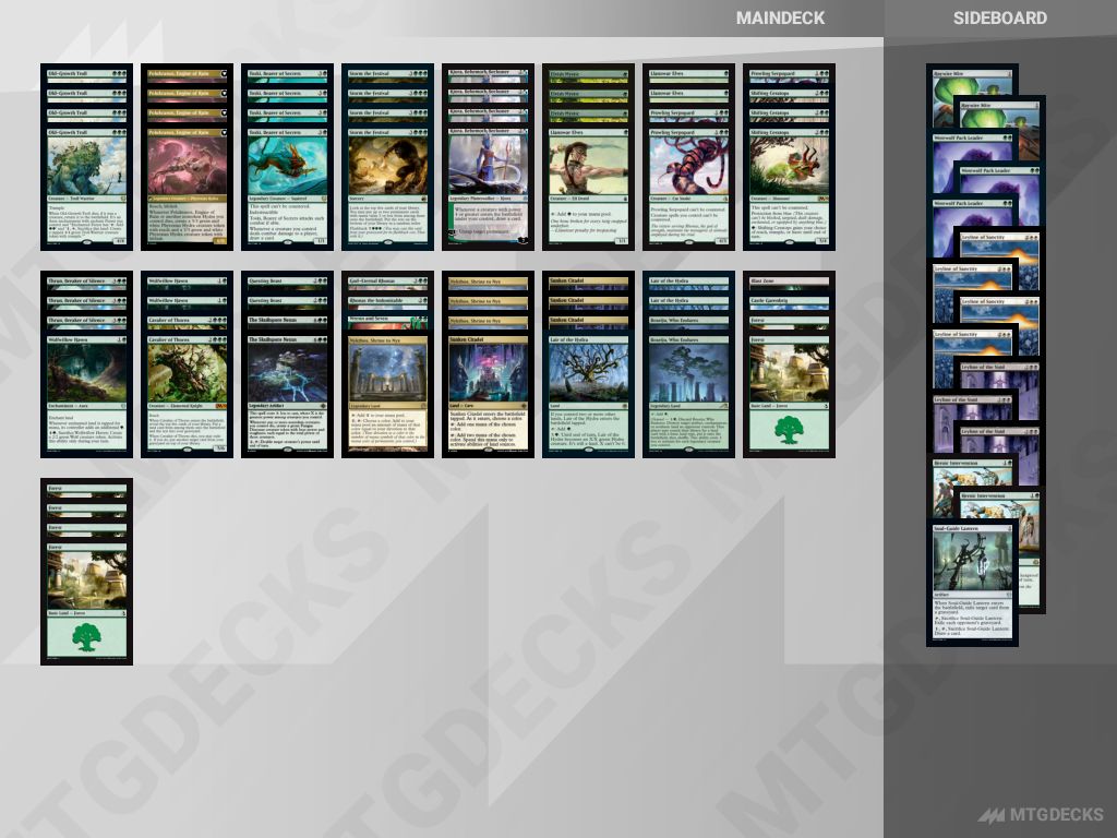 Pioneer Green Devotion deck by Aresvsw • MTG DECKS