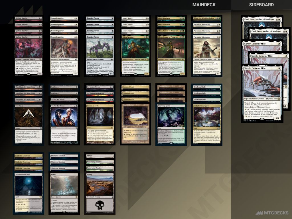 MTG Standard Lost Caverns of Ixalan Abzan Phyrexians top decks • MTG DECKS