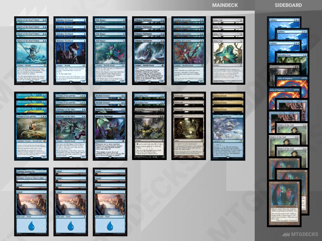 Modern Merfolk deck by FANAttIC • MTG DECKS