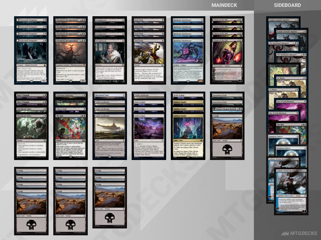 Explorer Mono Black Devotion deck by rainithewitch • MTG DECKS