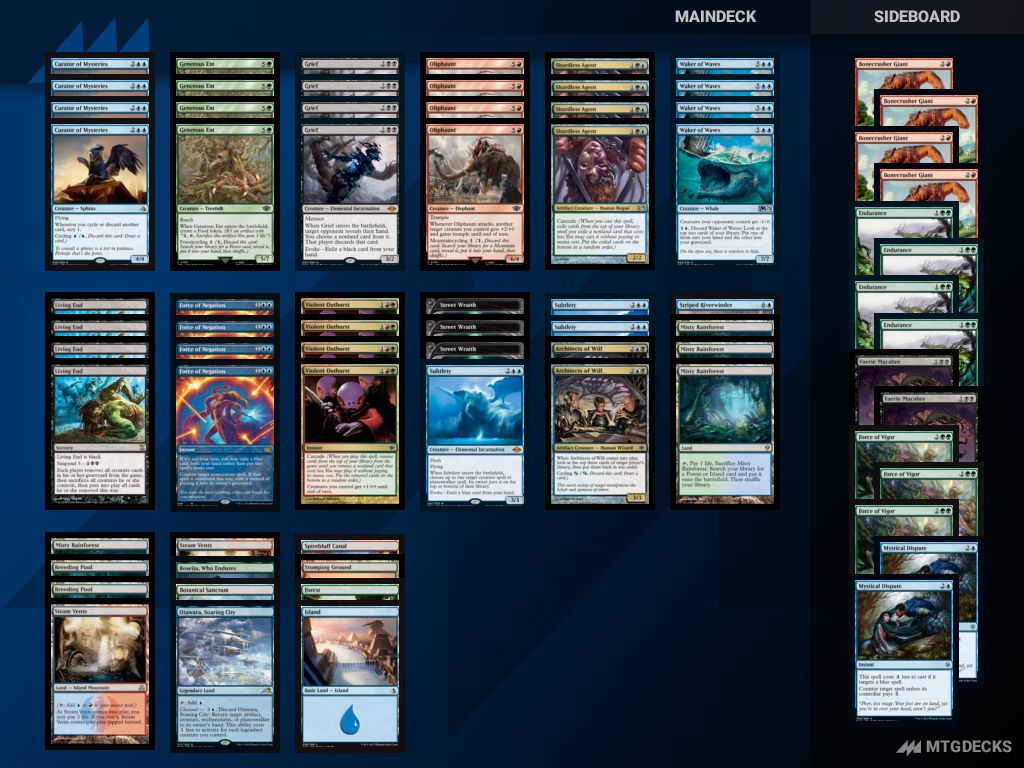 Modern Living End deck by MITSUI KIYOTAKA • MTG DECKS