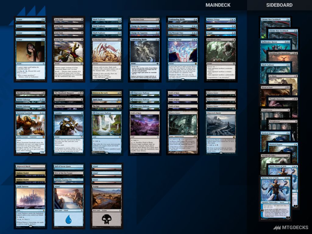 Pioneer Dimir Control deck by Daniel Saléh • MTG DECKS