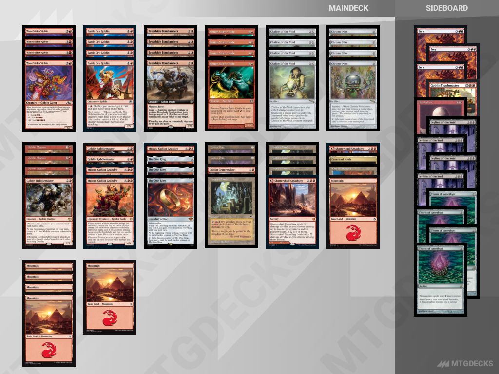 Legacy Goblins deck by donhaggis • MTG DECKS