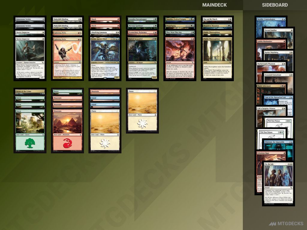 Standard boros vannifar mkm deck by calebdmtg • MTG DECKS
