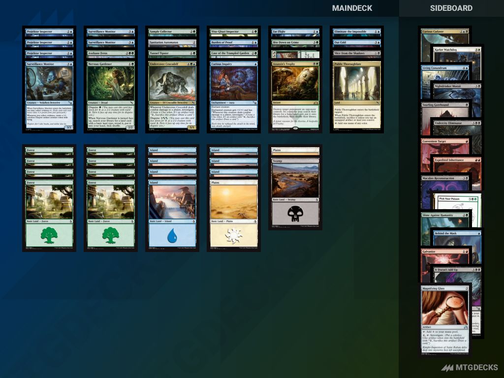Standard UGb MKM deck by calebdmtg • MTG DECKS