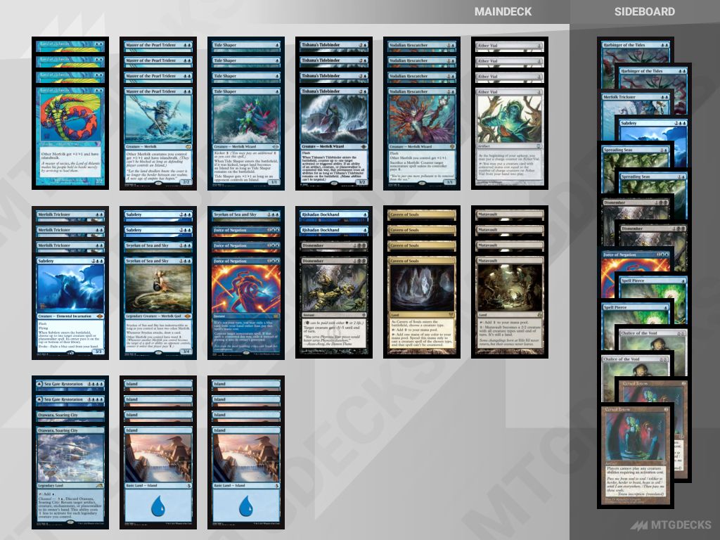 Modern Merfolk deck by Nikachu • MTG DECKS