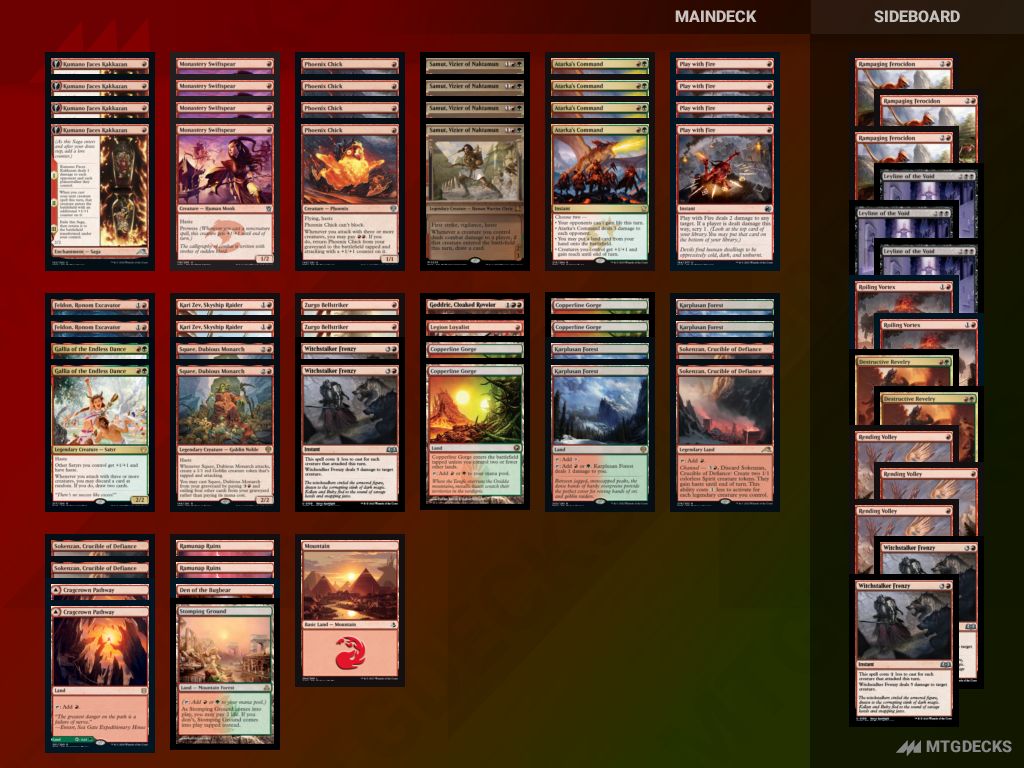 Pioneer Atarka Red deck by fives • MTG DECKS
