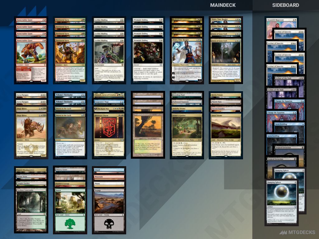 Modern Five-color Combo deck by Mauricio Carmo • MTG DECKS