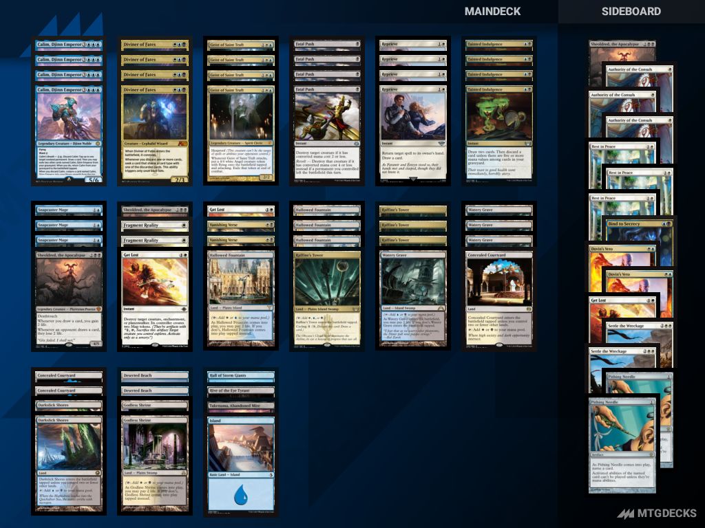 Arena Historic H ESPER MID CTRL deck by David Tosca • MTG DECKS