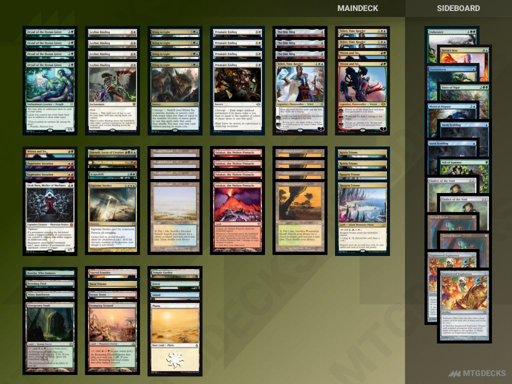 Modern Five-Color Bring to Light deck by AllC6 • MTG DECKS