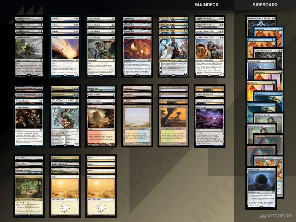 Modern Four-color Control deck by Christian Valenti • MTG DECKS