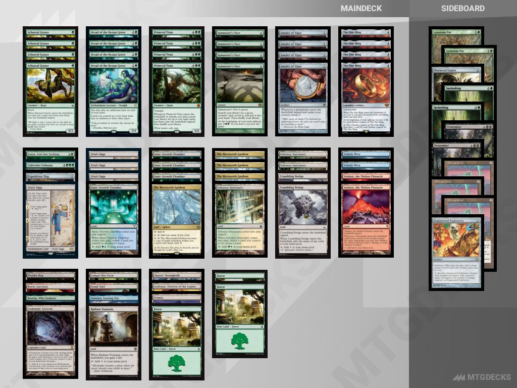 Modern Amulet Titan deck by Gavin Meagher • MTG DECKS