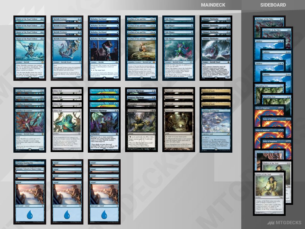 Modern Merfolk deck by Alex Pimmel • MTG DECKS