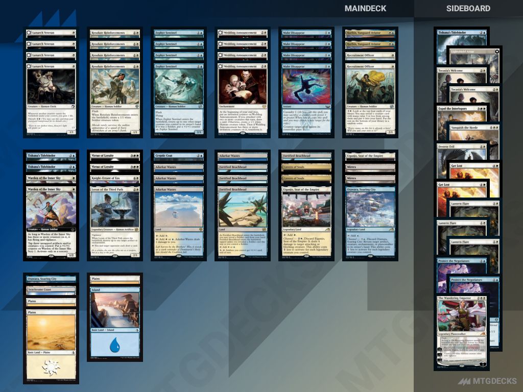 Standard Azorius Soldiers deck by remf • MTG DECKS