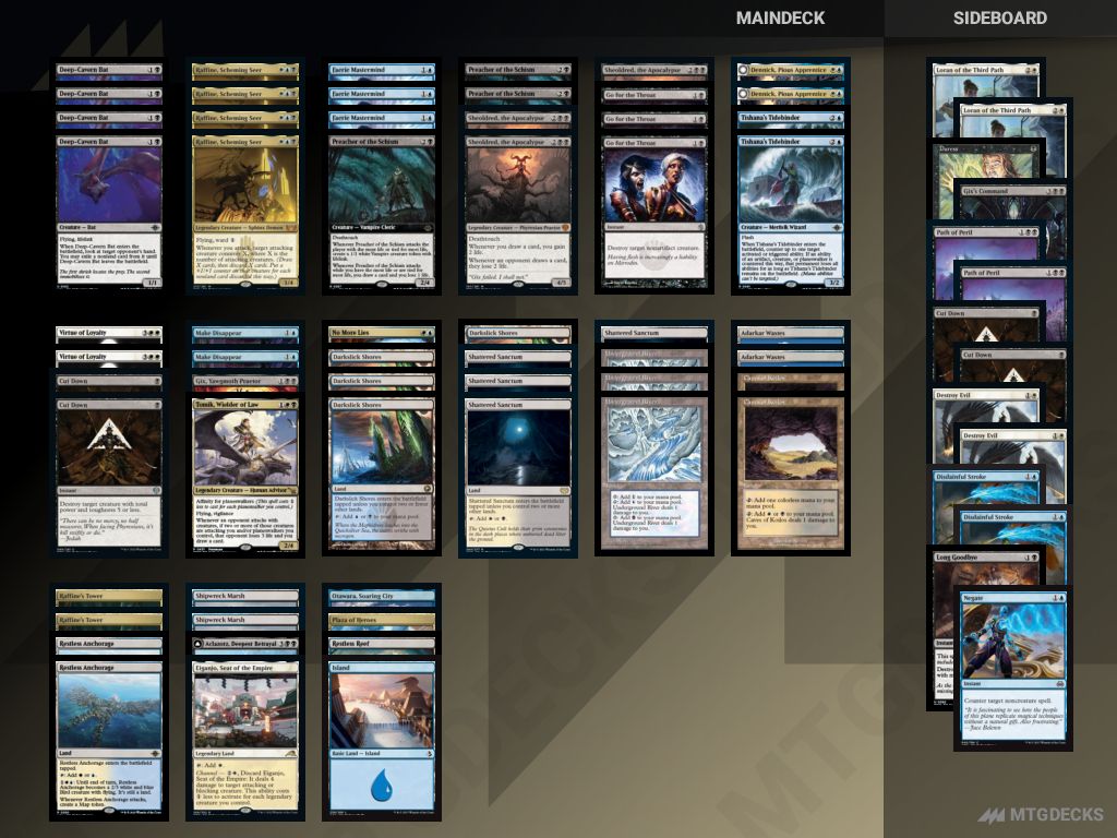 Arena Standard esper neck deck by Darkvulpine • MTG DECKS