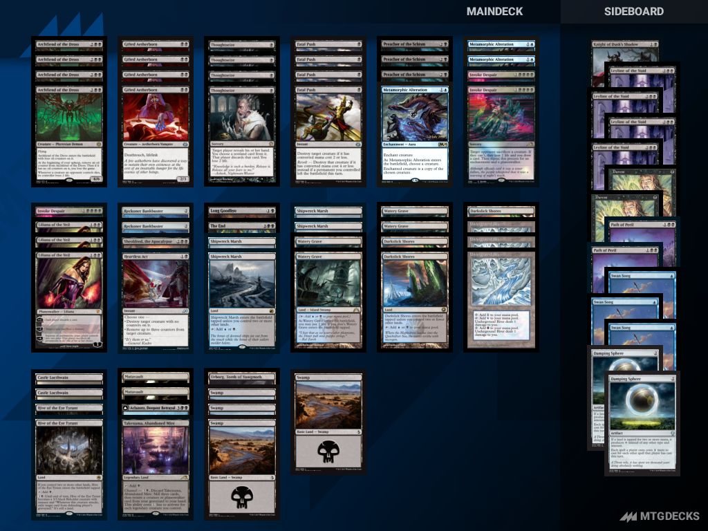 Pioneer Metamorphic Alteration deck by Kenta Shimizu • MTG DECKS