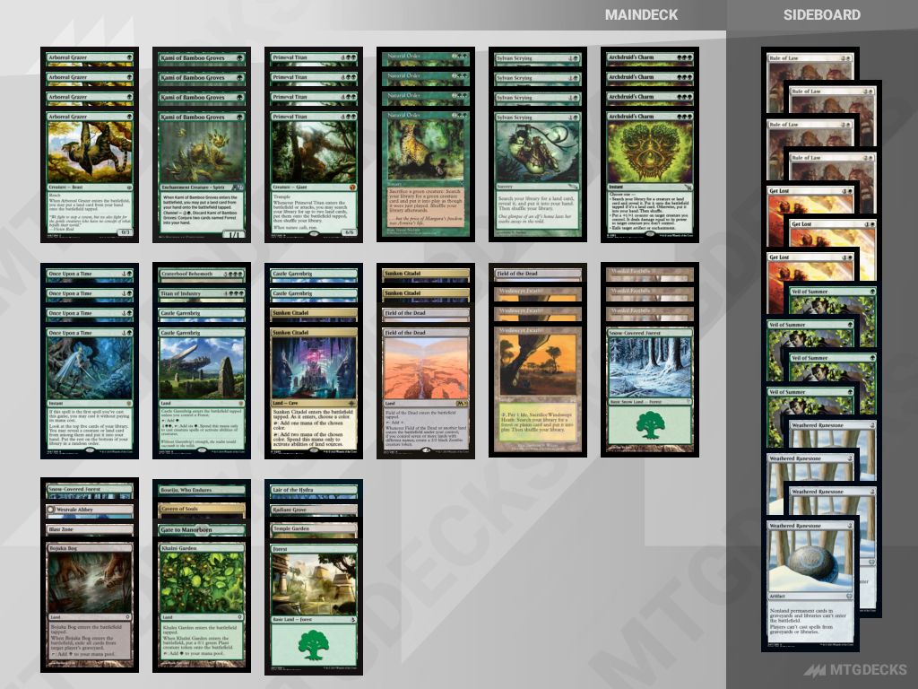 Timeless Mono-Green Field of the dead deck by maybachegg • MTG DECKS