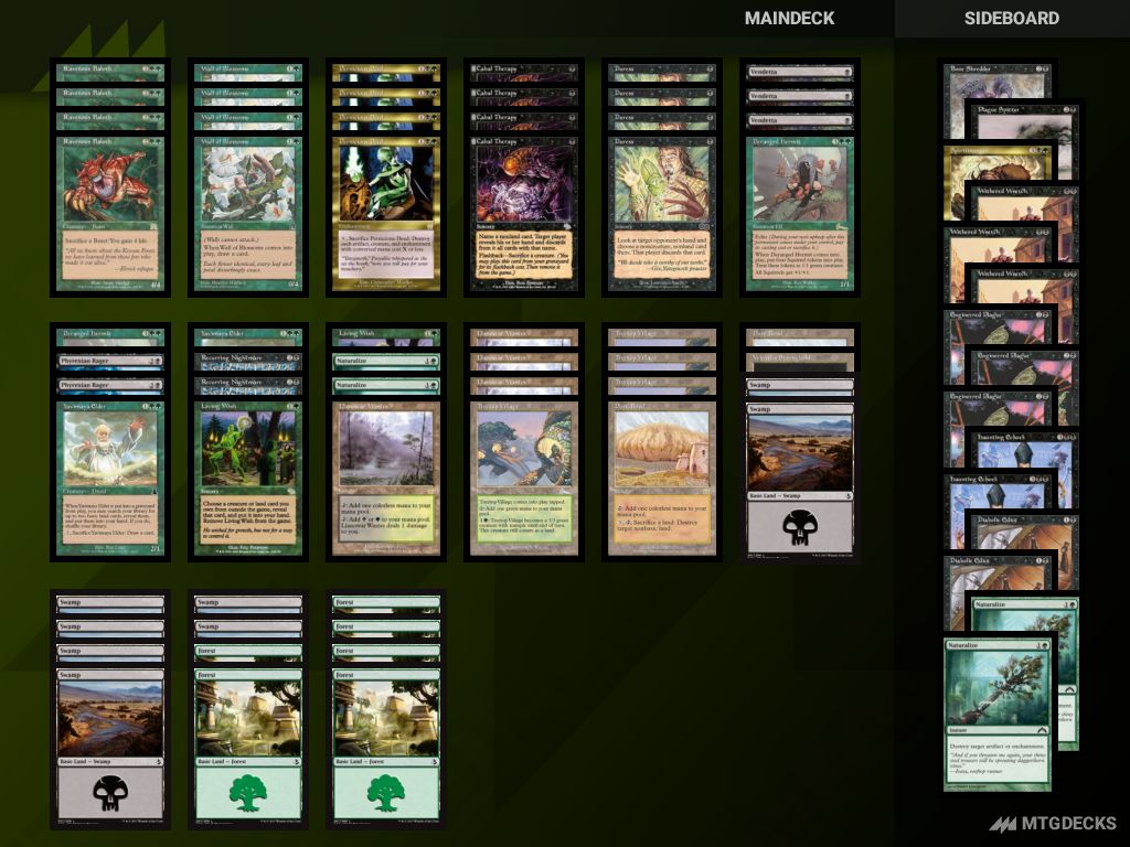 Premodern The Rock deck by Mário Dias • MTG DECKS