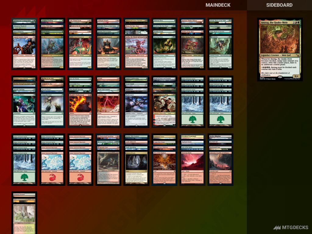 Historic-Brawl Anzrag, The Quake Mole - Big Bad Mole deck by Jhi69 ...