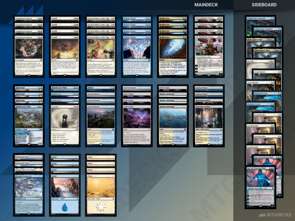 Arena Standard Azorius Control deck by TopdeckMaster • MTG DECKS