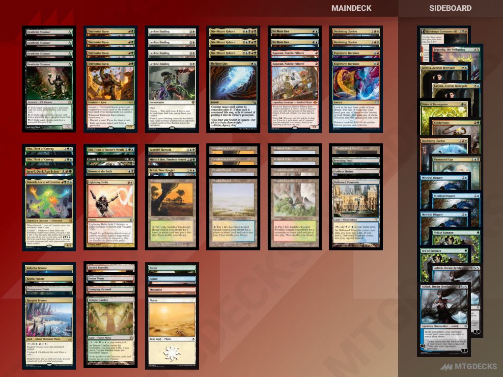MTG Timeless 5 Color Niv-Mizzet top decks • MTG DECKS