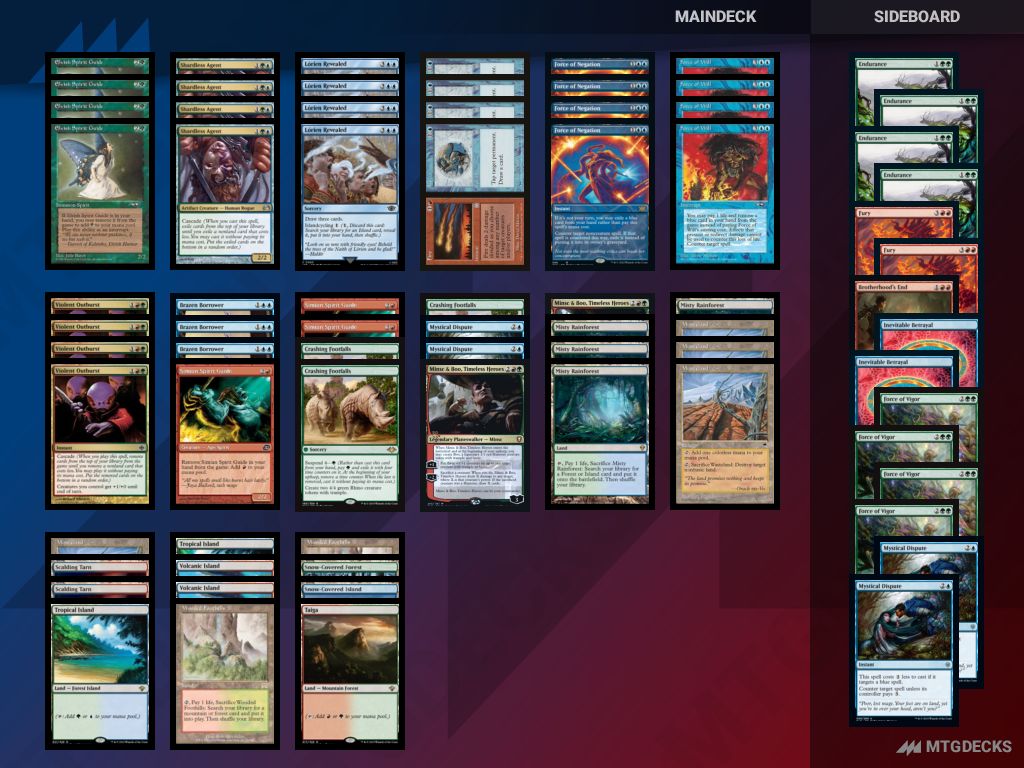 Legacy Temur Cascade deck by Leonardo Alcântara Dias • MTG DECKS