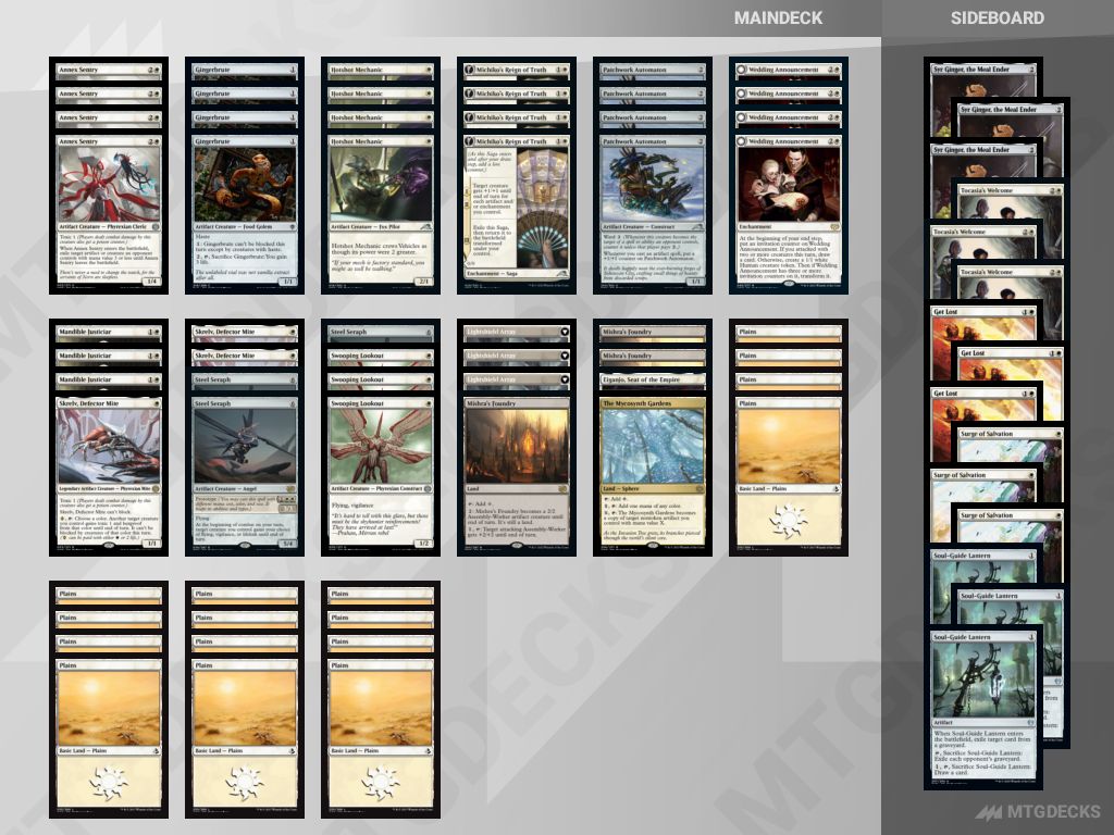 Arena Standard Mono-White Aggro deck by CoolGuyO • MTG DECKS