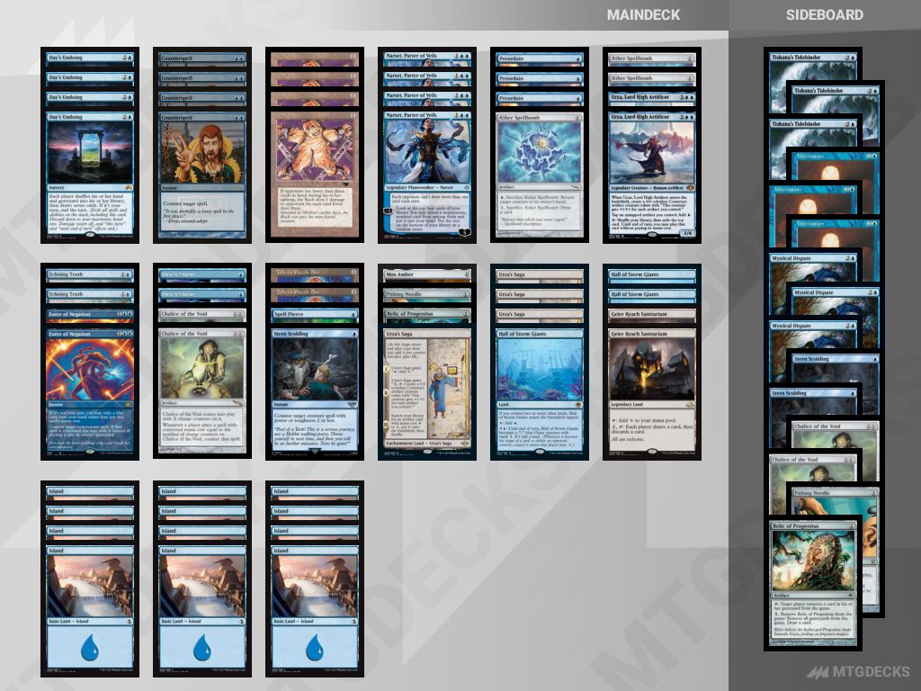 MTG Modern Mono Blue Prison top decks • MTG DECKS