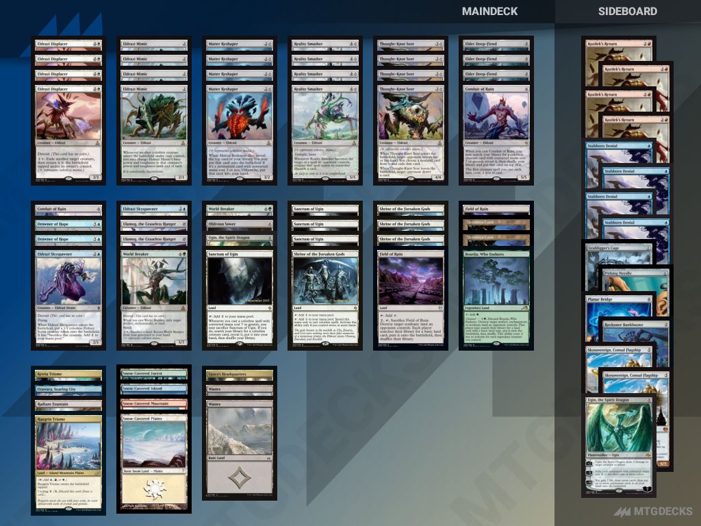 Pioneer Eldrazi Aggro deck by ShadowVangaurd • MTG DECKS
