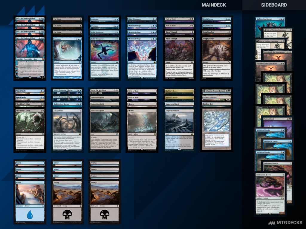 Arena Standard Dimir Control deck by Kobi Sutton • MTG DECKS