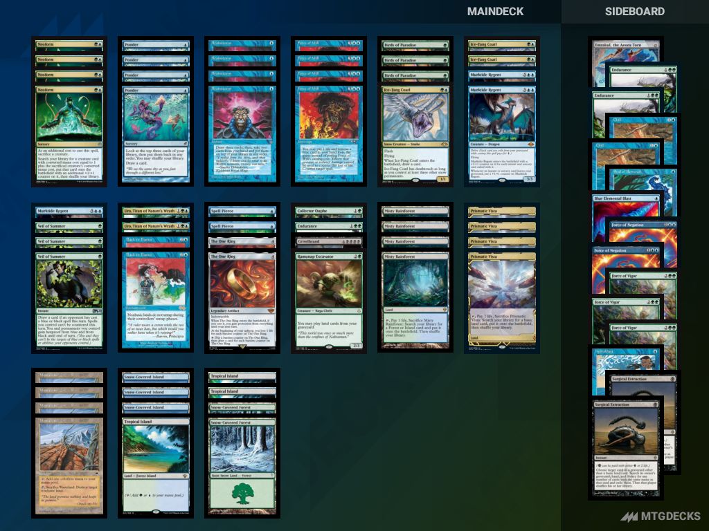 MTG Legacy Neoform top decks • MTG DECKS