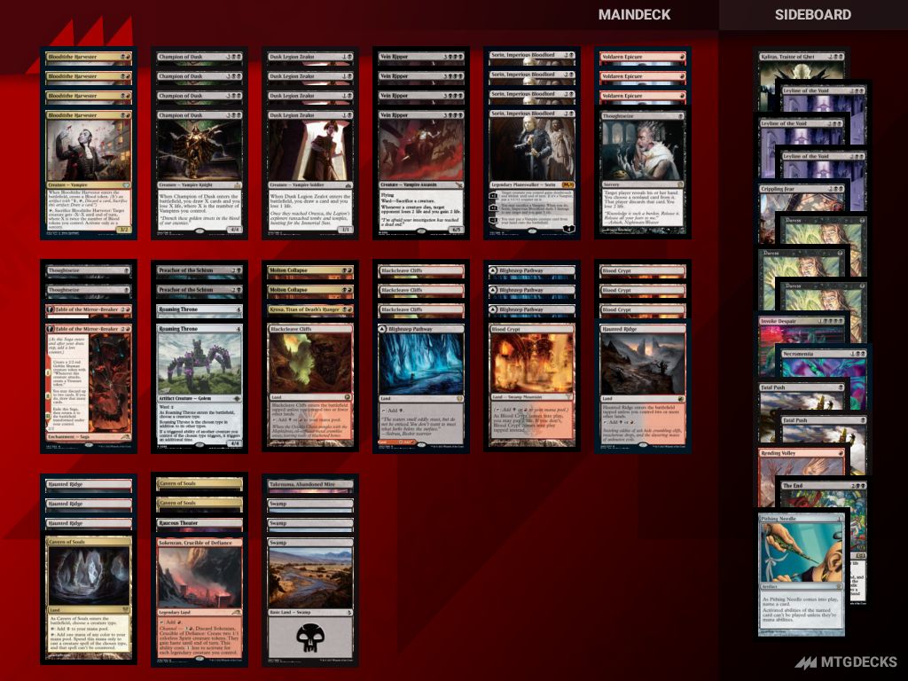Explorer Rakdos Vampires deck by rudareis • MTG DECKS