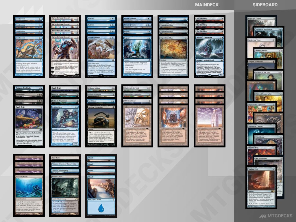 Modern Blue Tron deck by suzuki tatsuro • MTG DECKS
