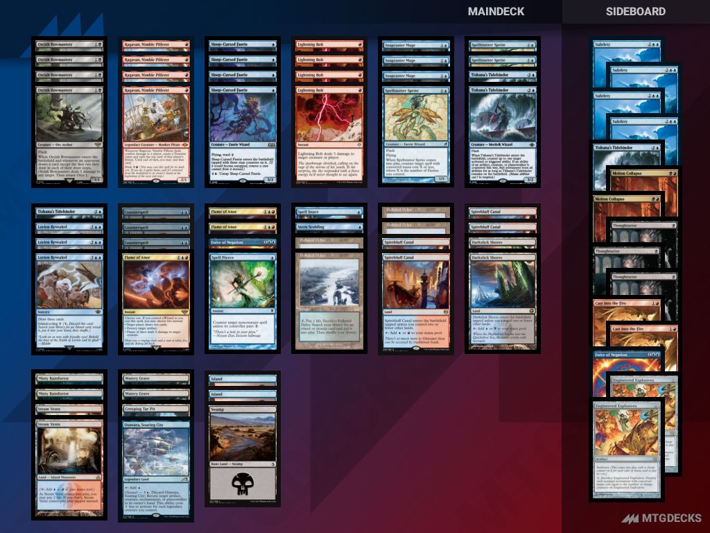 Modern Grixis Faeries deck by SomeborY • MTG DECKS