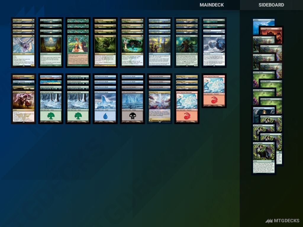 Legacy Four-color Combo deck by serenechaos • MTG DECKS