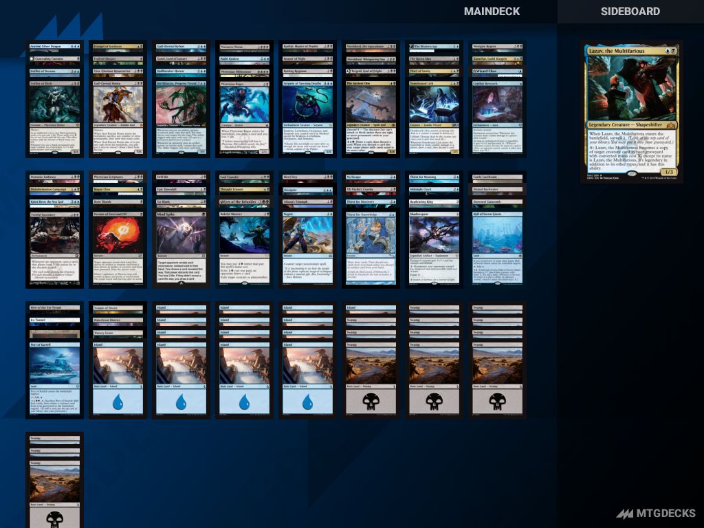 Historic-Brawl Lazav, the Multifarious deck by MTGA-Assistant-Meta ...