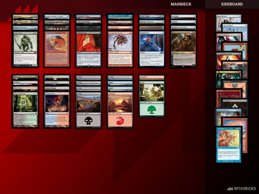 Other show and reanimate sneaky ring deck by calebdmtg • MTG DECKS