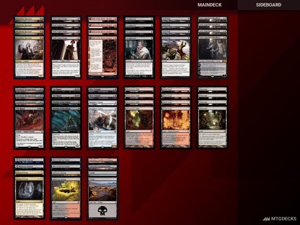 Arena Explorer Rakdos Vampires deck by umotivo • MTG DECKS