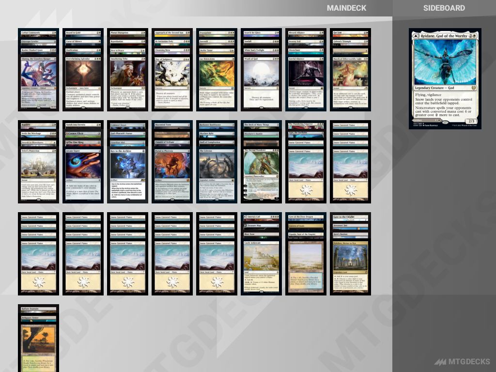 Historic-Brawl Reidane, God of the Worthy deck by bee_zlee • MTG DECKS