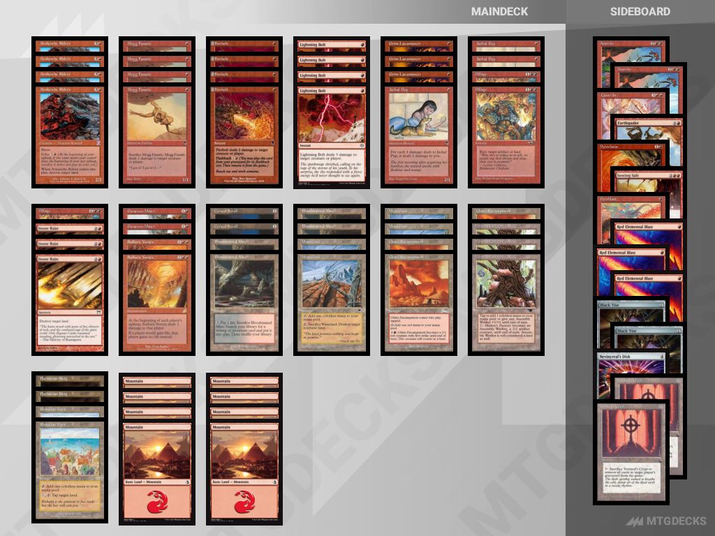 Premodern Ponza deck by Miki Feliu • MTG DECKS